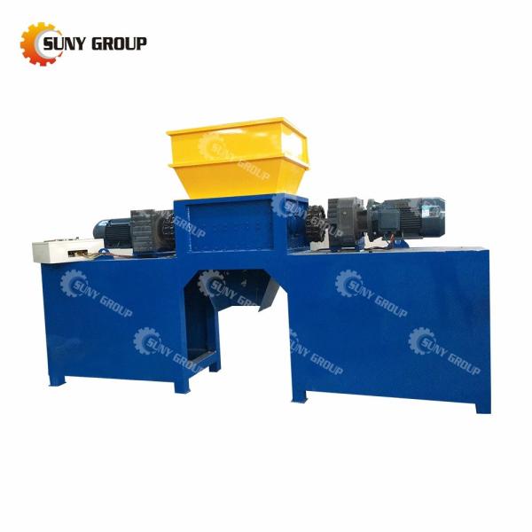 Quality Powerful 15kW Multifunctional Plastic Metal Crusher Shredder Mini Twin Shaft for sale