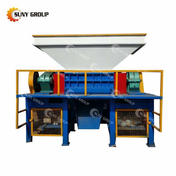 Quality Double Shaft Shredder Machine for Multifunctional Used Tire Shredding and for sale