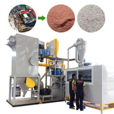 Cina Separatore di flusso d'aria Rafina rame Ricupero oro Scarp PCB riciclaggio macchina con migliore in vendita