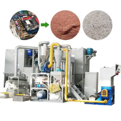 Cina Separatore di flusso d'aria Rafina rame Ricupero oro Scarp PCB riciclaggio macchina con migliore in vendita