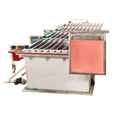 China 200-500 Capacity Scrap Copper Refining Machine for Pure Copper Anode Sheet Casting for sale