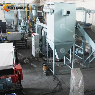 China Máquina de reciclagem de baterias de lítio macio para sucata de bateria de alta configuração Massa preta à venda