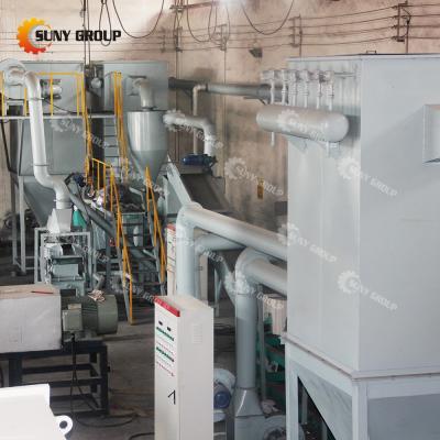 China Máquina de reciclagem de baterias de lítio macio para sucata de bateria de alta configuração Massa preta à venda