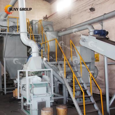China Instalação de reciclagem de baterias de iões de lítio de sucata controlada por PLC para o processamento de baterias de resíduos à venda