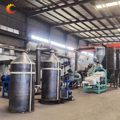 中国 完全に自動加工ラインのスクラップ18650リチウムイオン電池リサイクルマシン 販売のため