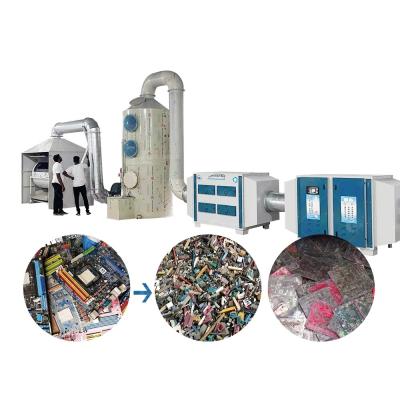 China Stable Performance Waste PCB Dismantling Machine with Activated Carbon for sale