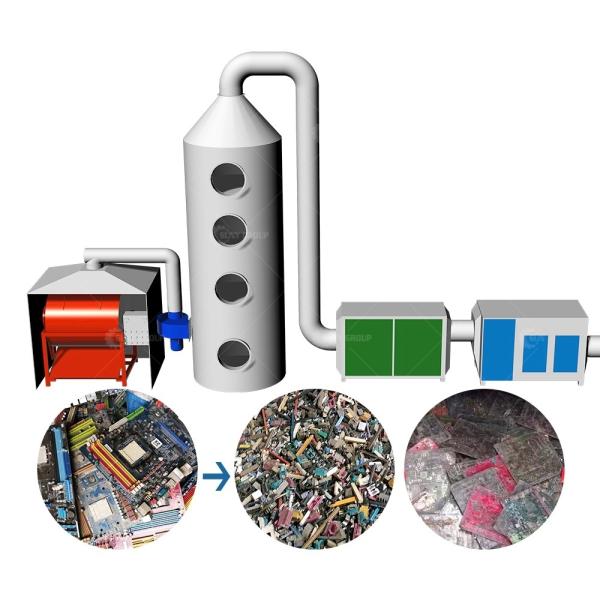 Quality Electronic Components Removing Machine for Disassembling Circuit Boards Power kW for sale