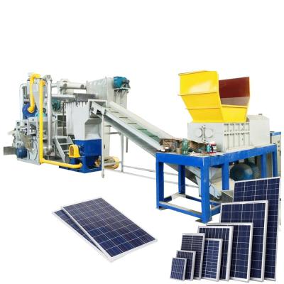 China Recycling Solar Panels Separated Glass Silicon and Metal from PV Modules in Carton for sale