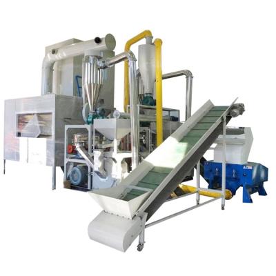 China 200-1000kg/h Capacity Stand Up Laminated Pouches Recycling Machine with 2500KG Weight for sale