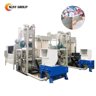 China Automatic ACP Recycling Machine High Purity Waste Plastic Recycling Line Final Product for sale