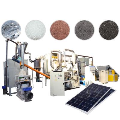 Cina Semplifica il tuo processo di riciclaggio con la nostra macchina di riciclaggio dei pannelli solari controllata da PLC in vendita