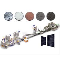 China Solar Panel Aluminum Frame Deframing Machine with Improved Separation Efficiency for sale