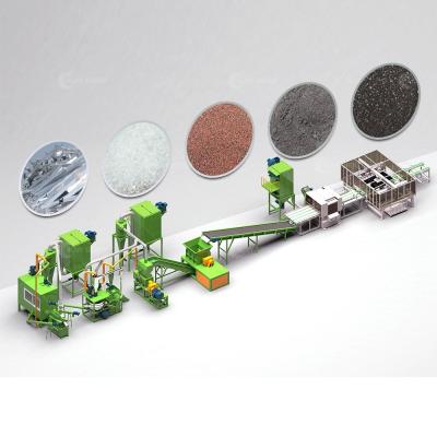 China Scrap PV Panels Processing Production Line Function of Solar Panel Recycling Machine for sale