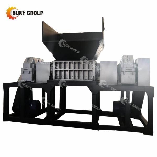 Quality Video Technical Support After Service Double Shaft Plastic Recycling Shredder Machine for sale