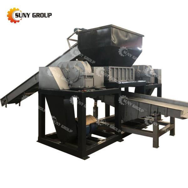Quality Powerful 15kW Multifunctional Plastic Metal Crusher Shredder Mini Twin Shaft for sale