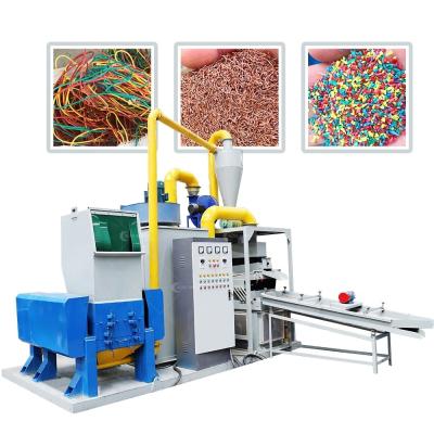 Cina 5000 kg di peso, scarti di filo di rame, granulatore di filo di rame, macchina per la separazione dei cavi in vendita