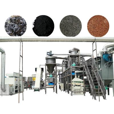 China Máquina de reciclagem de baterias de lítio totalmente automatizada para todas as especificações de baterias à venda