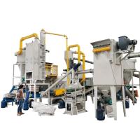 China Li Battery Shredding System PLC PC Touch Screen Control for Soft Package Battery Disposal for sale