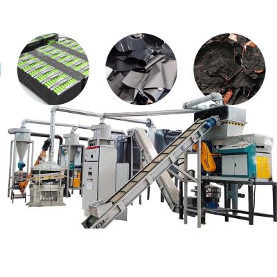 China Easy Operation Mobile Phone Car Lithium Ion Battery Shredding Plant Recycling Machine for sale