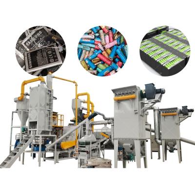 China Easy Operation Mobile Phone Car Lithium Ion Battery Shredding Plant Recycling Machine for sale