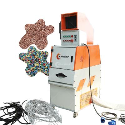 China 99% Sorting Index Granulator Used Peeling Mini Scrap Copper Wire Cable Recycling Machine for sale