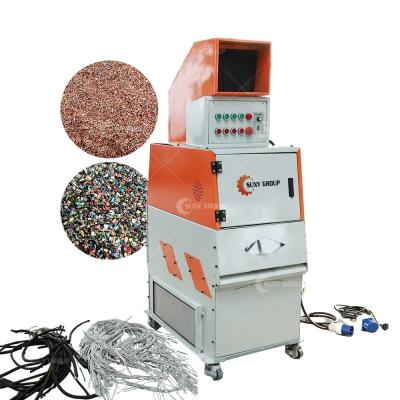 China 99% Sorting Index Granulator Used Peeling Mini Scrap Copper Wire Cable Recycling Machine for sale