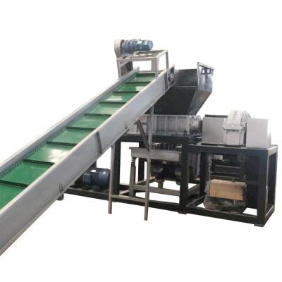 China Solid Hard Metal Waste Shredding Machine Double Shaft Shredder with 800-5000kg/h Capacity for sale