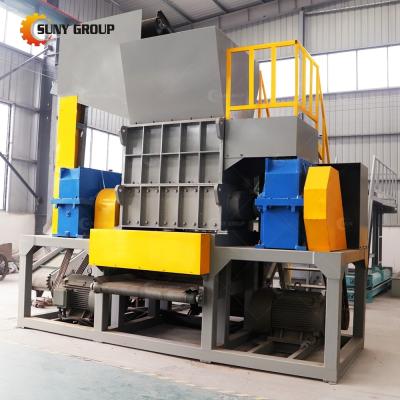 China Solid Hard Metal Waste Shredding Machine Double Shaft Shredder with 800-5000kg/h Capacity for sale
