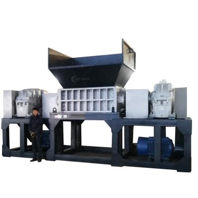 China Double Shaft Glass Bottle Shredder for Sustainable Glass Waste Reduction Solutions for sale