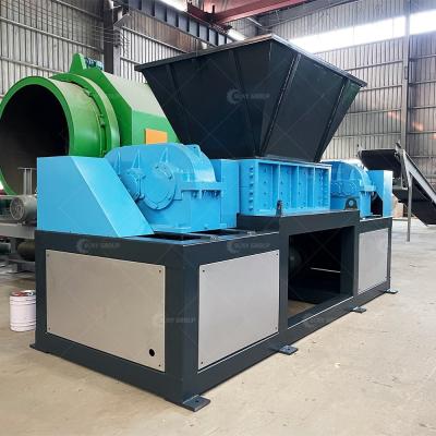 China Double Shaft Shredder for Scrap Tyre 2300KG Retail Rubber Pipe Shredding Machine for sale