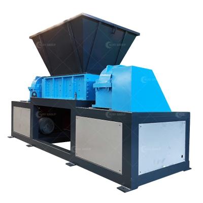 China Double Shaft Electric Shredder Machine Prices for Recycling Waste Textile and Plastic for sale