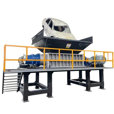 中国 2300KG 製造工場でスクラップタイヤ加工のためのダブルシャフトタイヤシェードラー 販売のため