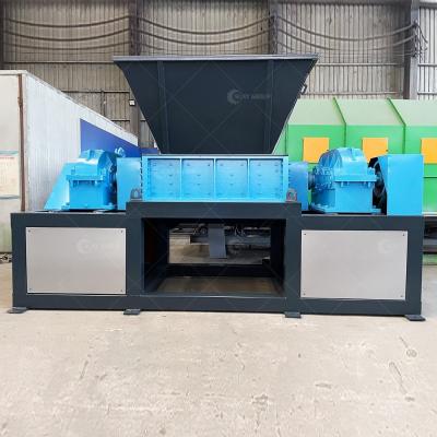 中国 強力な15000W産業用タイヤ粉砕機 タイヤ粉砕機 ダブルシャフト粉砕機 販売のため