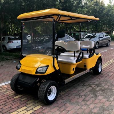 Cina Carro da golf a bassa velocità 4 posti batteria al litio Spedizione gratuita 4 ruote Vendita in vendita