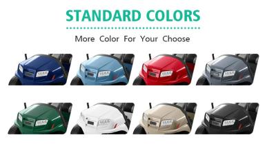 Cina Rosa 2-4 Passeggeri Aetric EV Golf Cart 25 Mph-40 Mph con parabrezza pieghevole in vendita