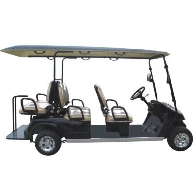 China 4 6 Seater Lithium Ion EV Global Golf Carts With 40 Mph Power Steering Foldable Seat LCD Headlight LED Screen for sale
