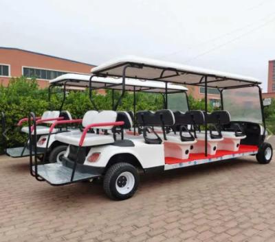 Cina Carrello da golf elettrico a 10 posti da 40 miglia all'ora per visite turistiche panoramiche per adulti in vendita