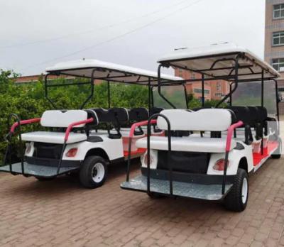 Cina Carrello da golf elettrico a 10 posti da 40 miglia all'ora per visite turistiche panoramiche per adulti in vendita