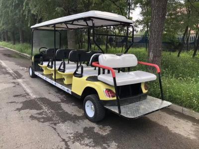 Cina 10 Persone Club Car Cart Precedente Limo Custom Golf Cart Giallo Colore bassa velocità in vendita