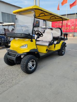 China Electric 6 Seater Golf Cart With 72V Battery 30-40 Km/h Speed 70-90 Km Range And 6-8h Charging for sale