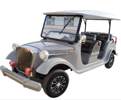 China Electric Classic Car 8 Seater Vintage Cart Sightseeing Seats 4kw 72v for sale
