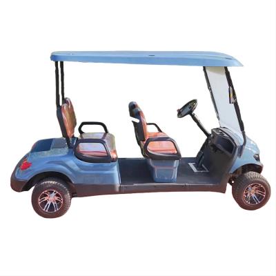 China 4 Wheel 4 Seater Lithium Battery Powered Electric Golf  Cart Support OEM ODM for sale