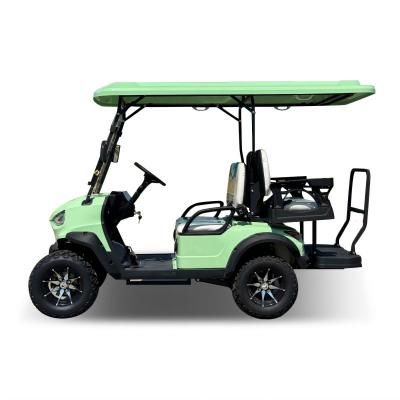 China Buggy Off Road 4 Wheel Electric Golf Cart 2+2 Seater Car 4 Passengers Cusp Battery for sale