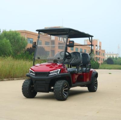Cina Electric Golf Cart 4-Seater Luxury Off-road Home McPherson Suspension Factory Price Sale in vendita