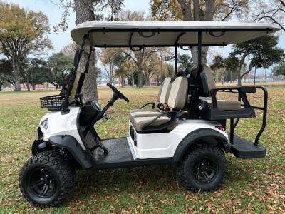 China Four Wheeler China Brand Golf Electric Cart White 4 Seater EV Golf Cart 60V 4KW AC System for sale