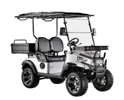 China Jachtvoertuig Buggy Off Road Elektrisch golfkarretje 4 zitplaatsen 2+2 zitplaatsen vrachtemper zonder batterij 4kw Te koop