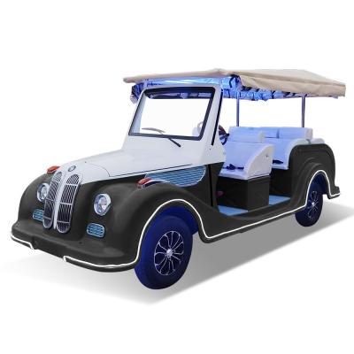 China Golf Sightseeing Klassieke auto Basic 8-zits Shuttle Klassieke trolleybus Ondersteuning OEM for sale