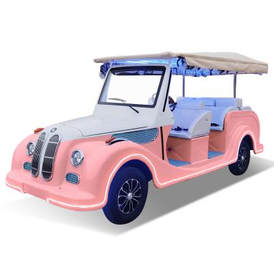 China 8 zitplaatsen Sightseeing Club Car Customized Nieuw Ontworpen Elektrische klassieke golfkarren CE goedgekeurd for sale