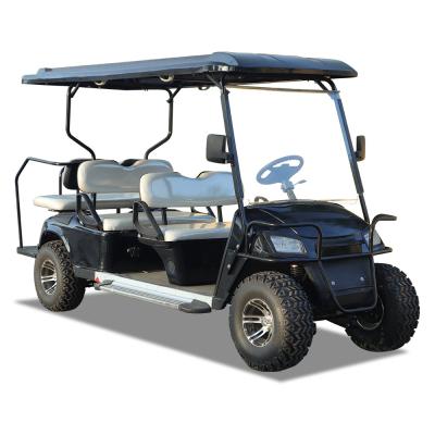 China Nieuw ontwerp 30mph Low Speed Vehicle Golf Cart 6 Passagiers OEM Gratis verzending Hot Sell Te koop