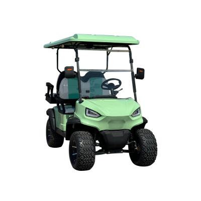 China Logo Printing Customized 4 Seater Golf Cart 60 Volt Battery Powered Electric Golf  Cart for sale